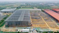 China Prefabricated Steel Warehouse Building Q235 Q355 H Section Steel Frame Customizable for sale