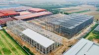 China Prefabricated Steel Structure Workshop Lightweight GB Standard 50-200mm Panel Custom Dimensions for sale