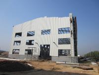 China Q355 Q235 Steel Frame Building Commercial Economy Metal Buildings 36m Span for sale
