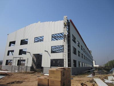 China Q355 Q235 Steel Frame Building Commercial Economy Metal Buildings 36m Span for sale