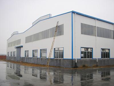 China Custom Prefabricated Steel Building Light Steel Frame Structure 50mm 200mm Panel for sale
