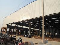 China Q355 Carbon Steel Prefabricated Building Industrial Steel Structure 50 Year Lifespan for sale