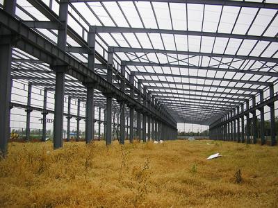 China Prefabricated Steel Building Warehouse Q235 Q355 Steel Structure Factory Building Customizable for sale