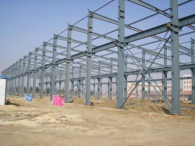 China Lightweight Prefabricated Steel Buildings Metal Frame Structure Construction for sale