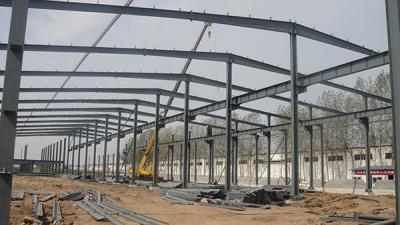 China Prefabricated Modular Steel Building Q355B Carbon Steel Frame Easy Assembly Warehouse Workshop for sale
