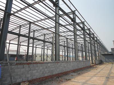 China Industrial Steel Structure Building Q235B Q355B Fast Assembly Customizable 50mm 200mm Sandwich Panel for sale