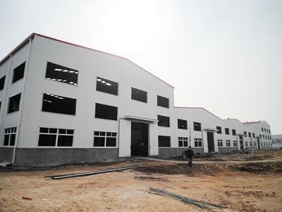 China Prefabricated Steel Structure Industrial Building Q235 Q355 H Beam Portal Frame for sale