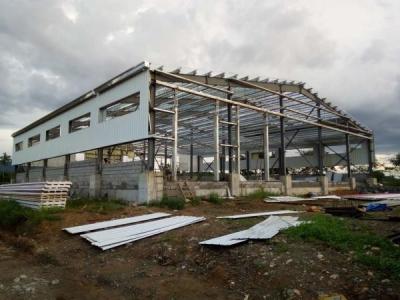 China Quick Installed Large Span Industrial Steel Buildings Customized Size for sale