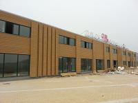 China Hot Dip Galvanized Prefabricated Warehouse Shed , Light Prefab Storage Buildings for sale