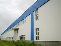 China Wide Span Pre Engineered Steel Building Anti Rust Prefab Structure 25m Span for sale