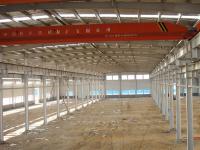 China Wide Span Pre Engineered Steel Building Anti Rust Prefab Structure 25m Span for sale