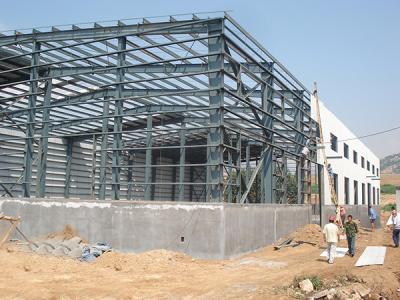 China Steel Frame Pre Engineered Building Warehouse Workshop CE EN1090 for sale