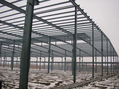China Industrial Heavy Steel Structure Building H Section Steel Columns Beams 30m Span for sale