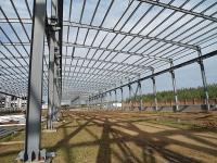 China Heavy Steel Structure Building with Vertical Columns and Horizontal Beams Q235 Q355 Custom for sale
