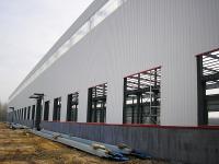 China Heavy Structural Steel Fabrication Prefabricated Building 30x80 3D Drawing Q235 Q355 for sale
