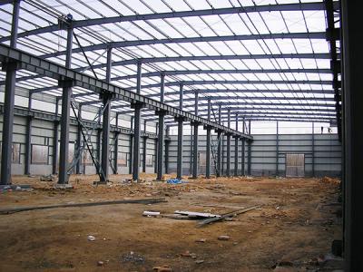 China Heavy Steel Structure Workshop Building 45m Clear Span Q235 Q355 H Section Steel for sale