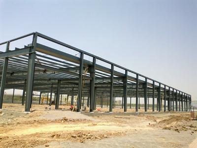 China Customized Prefabricated Hot Dip Galvanized Steel Structure Workshop Factory Building 140km/h Wind for sale