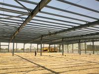 China Customized Prefabricated Hot Dip Galvanized Steel Structure Workshop Factory Building 140km/h Wind for sale