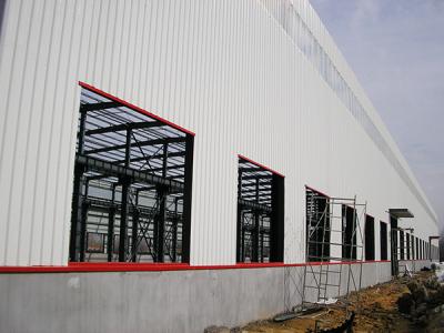 China Custom Steel Structure Factory Building Q355 H Beam Hot Galvanized 30m Span for sale