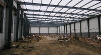 China Q235 Q355B Hot Dip Galvanized Steel Structure Shed Prefabricated Metal Building 120μm Paint for sale