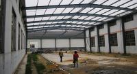 China Q235 Q355B Hot Dip Galvanized Steel Structure Shed Prefabricated Metal Building 120μm Paint for sale