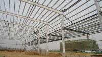 China Pre Assembled Prefabricated Metal Sheds Q235 Q355 Steel Frame Shed 50 Year Lifespan for sale