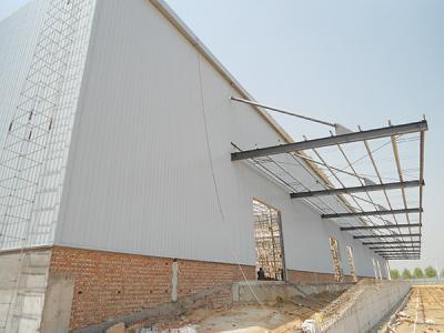 China Galvanized Prefabricated Steel Shed Construction Customized Dimension for sale
