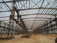 China Prefabricated Steel Frame Commercial Building Q355B High Strength 50 Year Lifespan for sale