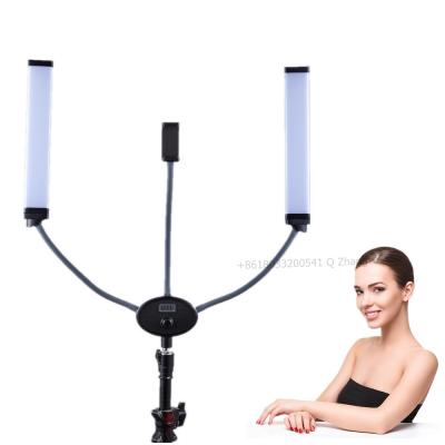 China Yidoblo FX-480II Dual Arm LED Ring Light 48W 4800lm with 3200K-5500K Color Temperature for Beauty Professionals for sale