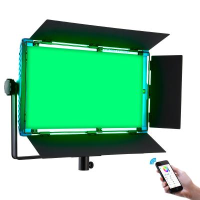 China 180W A-2200C RGB LED Video Light Panel with 14000lm Output and 2800K-9900K Color Temperature for sale
