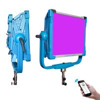 China 200W RGB LED Photography Panel with 12 Lighting Effects, DMX Control, 2800-9990K Color Temperature for Studio & Film Production for sale