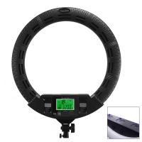 China FE-640II 22 Inch 100W Bi-Color Ring Light with Remote Control and LCD Screen for Video Production for sale