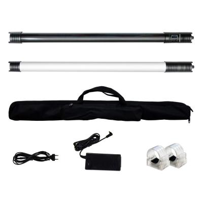 China 4ft 40W Adjustable LED Tube Light with 95 CRI and 4000lm Output for Video Studio Photography for sale