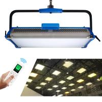 China 300W LED Video Studio Light Panel with Dual Color Temperature 3200K-5600K, 10 Lighting Effects and DMX Control for sale