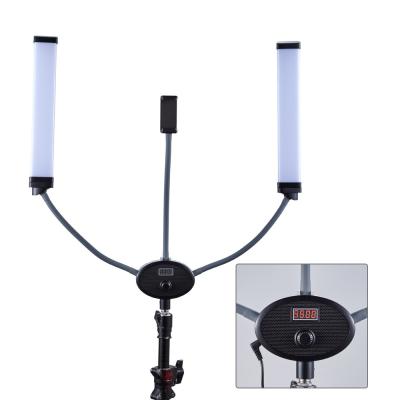 China Yidoblo FX-480II 48W Dual Arm LED Beauty Light 4800lm 95RA 3200K-5500K Bi-Color for Salon & Spa for sale
