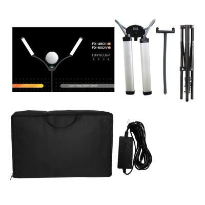 China FX-480II SMD LED 50W Photo Fill Light with 3200-5500K CCT and USB Charging for Makeup Selfie Photography for sale