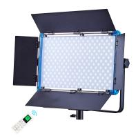 China 240V DMX Daylight Photography Light 100W 10000LM Adjustable 3200-5500K Studio Lighting with 4-Leaf Barn Doors for sale