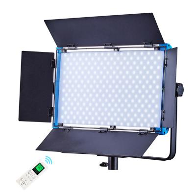 China 240V DMX Daylight Photography Light 100W 10000LM Adjustable 3200-5500K Studio Lighting with 4-Leaf Barn Doors for sale