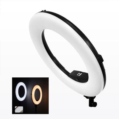 China 18-inch LED Ring Light 48W 480 SMD LEDs Bi-Color 3200-5500K for Photography Video Makeup for sale