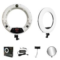 China 96W 18inch LED Ring Light with Rechargeable Battery 3200-5500K for Makeup Photography Live Streaming for sale