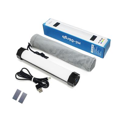 China Colorful 360 Portable RGB LED Tube Light 25cm with 14 Effects and 2700-7500K CCT for Photography for sale