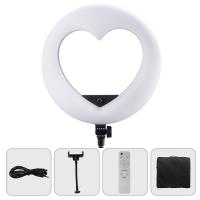 China LV-480SII 18-Inch LED Ring Light 96W 9600lm with 3200-5500K Color Temperature and USB Recharge for sale