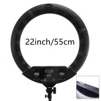 China FD-640II 22-Inch Portable Ring Light with Digital Display 100W 3200-5500K Color Temperature for sale