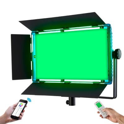China 180W RGB LED Panel Video Light with DMX Control, Bluetooth App, 2800-9990K Color Temperature, 18,000 Lumens for sale