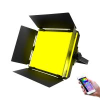 China 120W RGB LED Studio Video Light Panel with 2700K-7500K Bi-Color Temperature and 14 Lighting Effects for sale