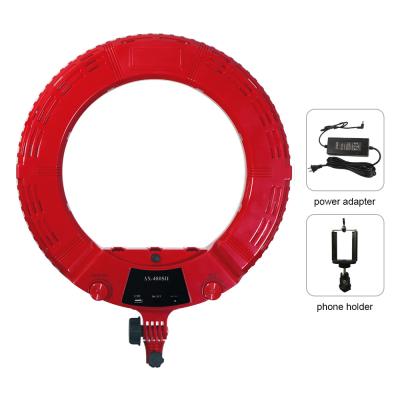 China SMD 18 Inch LED Ring Light 48W CRI 95 AX-480SII Photography Selfie Light for sale