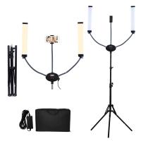 China 48W 4800lm Dual Arm LED Fill Light with 3200K-5500K Color Temperature for Professional Beauty & Photography for sale