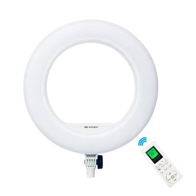 China 96w LCD Screen Photography Makeup LED Ring Light ABS Material Wireless Remote Control Lcd Display for sale
