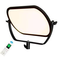 China Oval Shape AI-3000C LED Soft Panel Light 56W with 3200K-5600K CCT Adjustable and HSI Color Control for sale