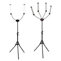 China 50W CRI 95 Dual Arm LED Fill Light with 3200-5500K Color Temperature and AC/DC Power Options for sale